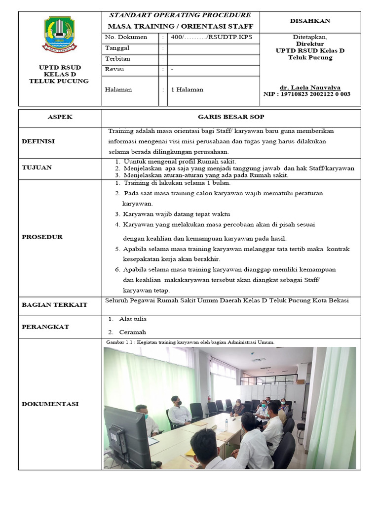 Sop Orientasi | PDF