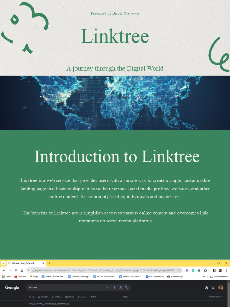 Introduction To Linktree | PDF | Popular Culture & Media Studies | Social Media