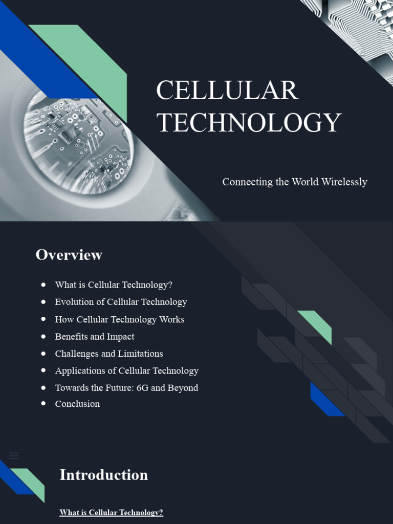 Cellular Technology: Overview and Future | PDF | Mobile Technology ...
