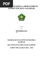 Laporan & Program Kerja Lab Komputer 2021 Cetak | PDF