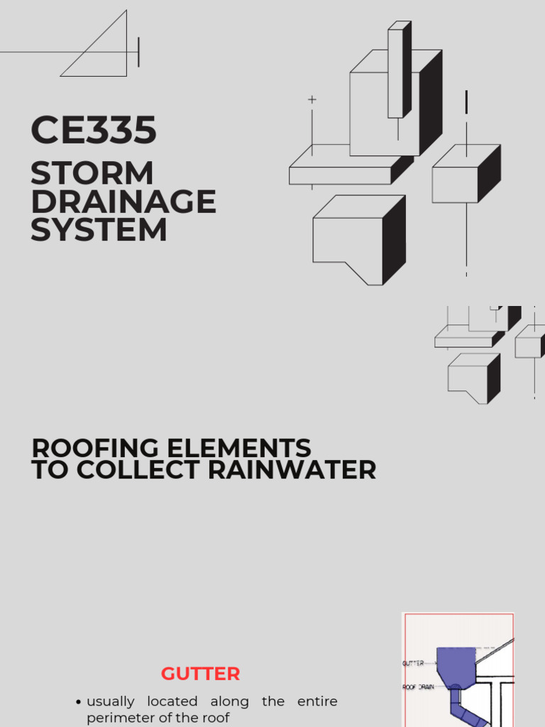 CE335 - Storm Water System | PDF | Storm Drain | Sanitary Sewer
