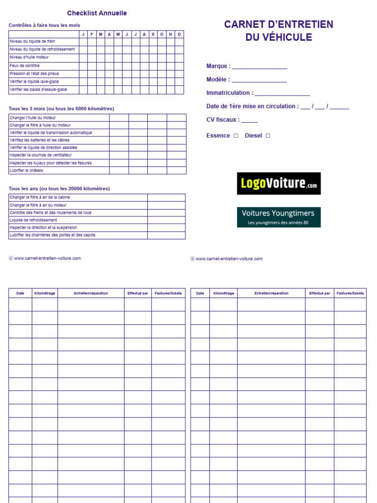 Carnet Entretien Ds4 Pdf