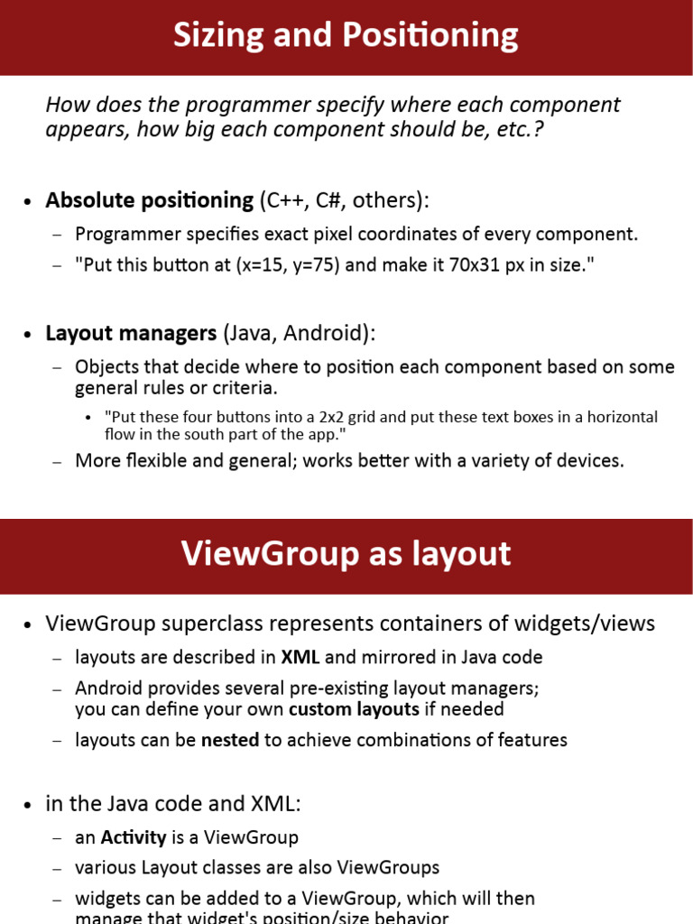 2 Layout | PDF | Xml | Android (Operating System)
