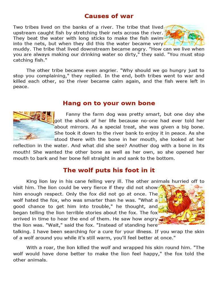 Animal Stories | PDF