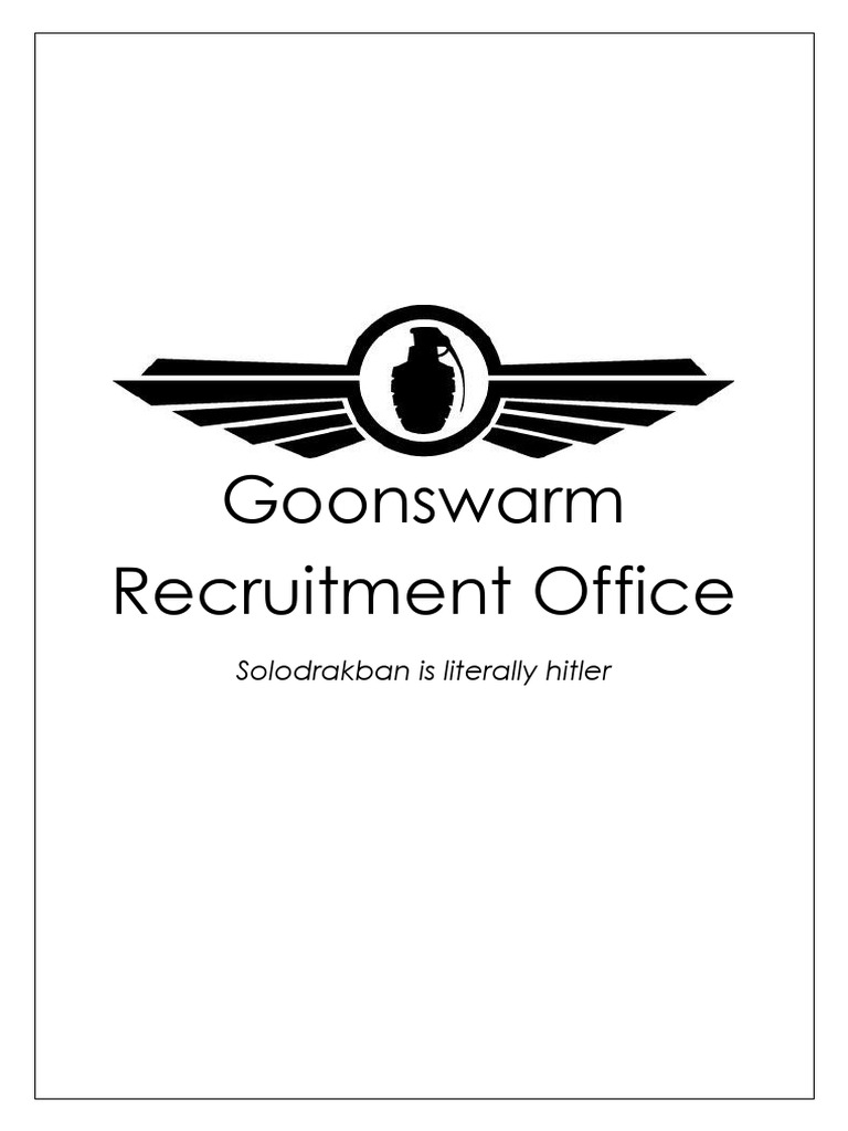 Goonswarm Recruitment Office | PDF | Career & Growth