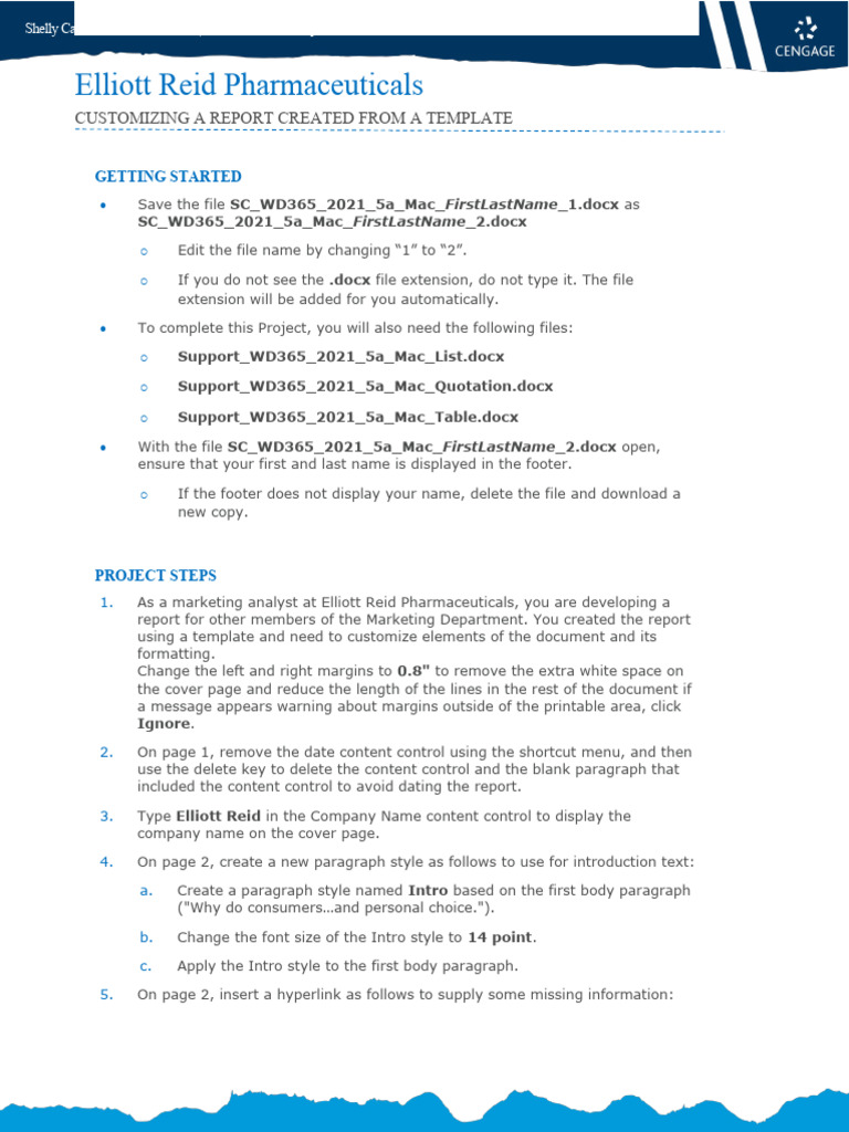 Instructions SC WD365 2021 5a Mac | PDF | Microsoft Word | Paragraph