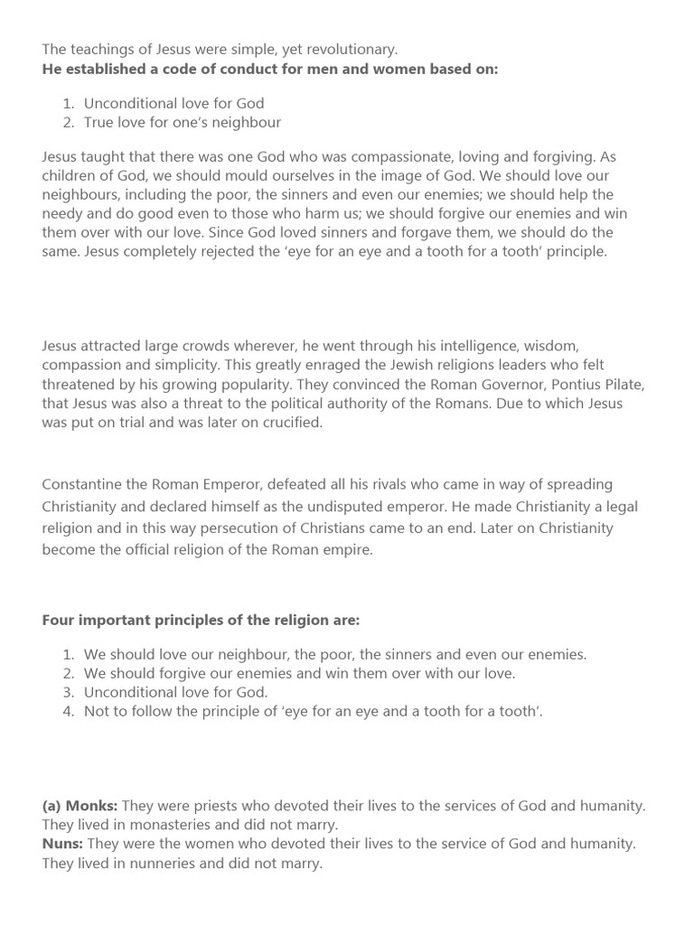 Teachings of Jesus and Islam Explained | PDF | Muhammad | Jesus