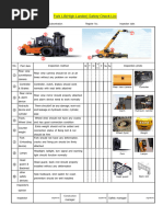 MHE Checklist | PDF | Forklift | Elevator
