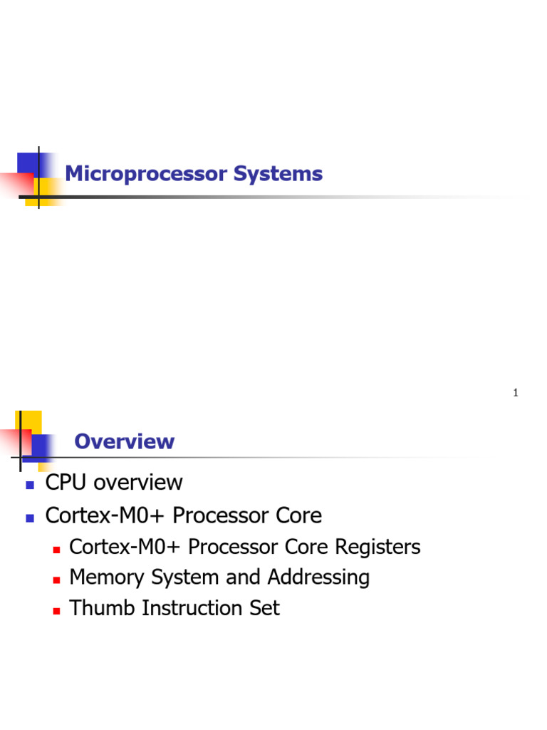 04 CPUOverview | PDF | Central Processing Unit | Computer Science