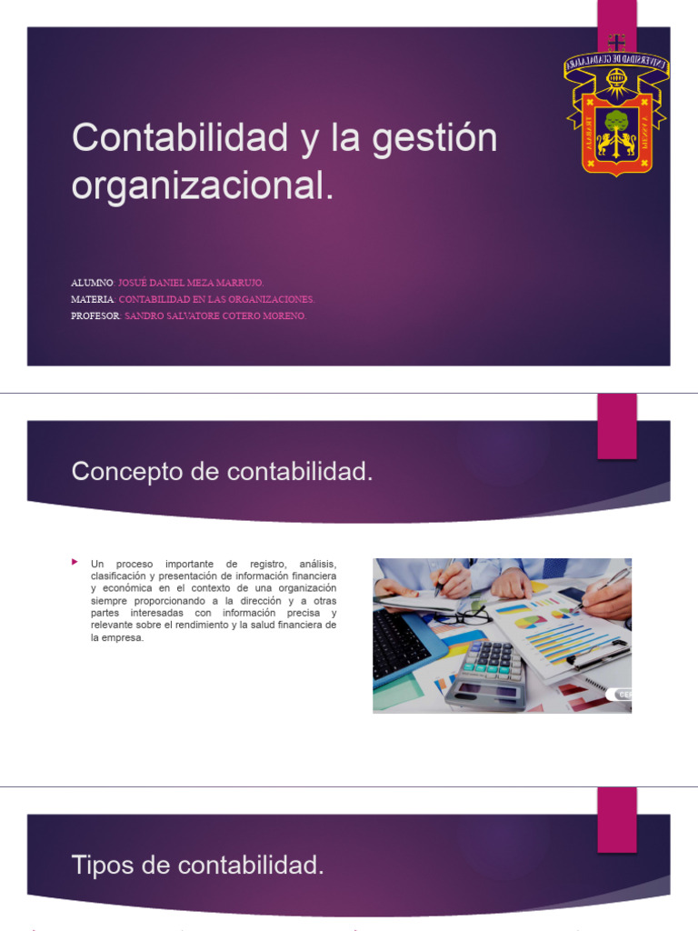 Contabilidad y la gestión organizacional-Meza Marrujo Josue Daniel ...