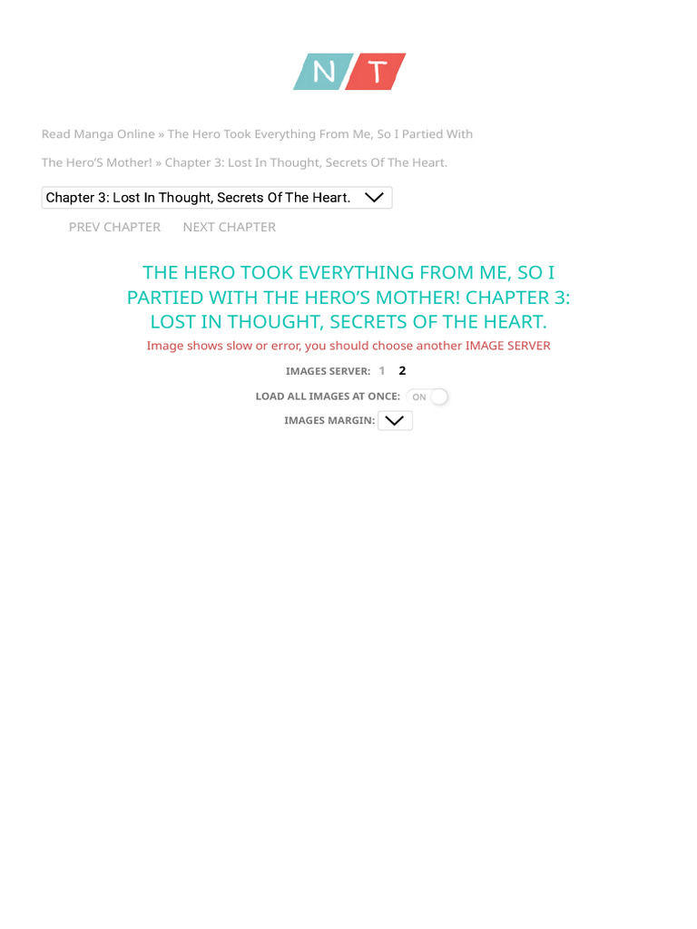 The Hero Took Everything From Me, So I Partied With The Hero'S M Chapter-3 | PDF