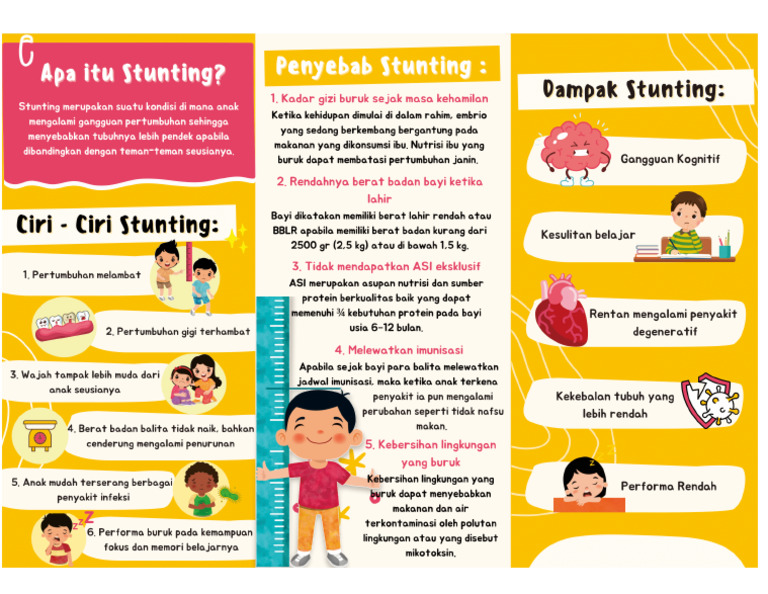 Leaflet Stunting | PDF