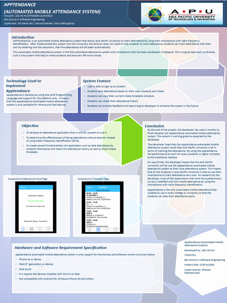 Poster Sample 1 | PDF | Ios | Smartphone