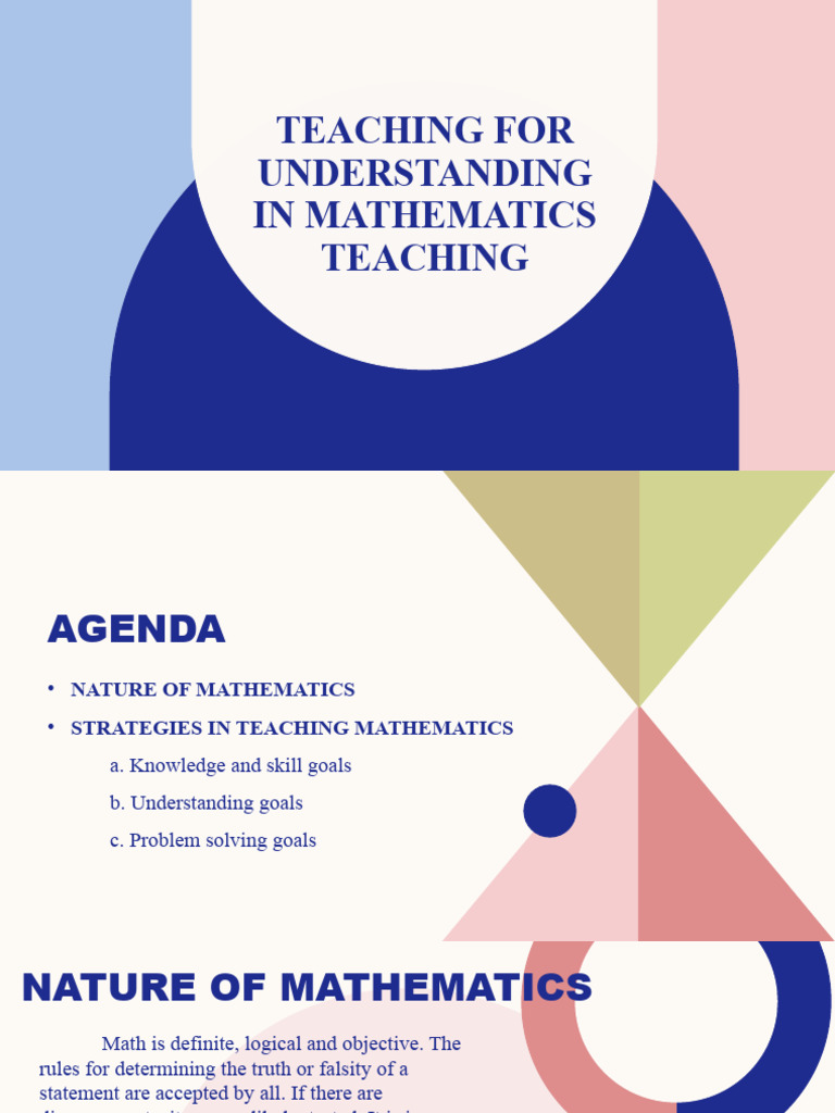 Teaching Mathematics for Understanding | PDF | Mathematics | Knowledge