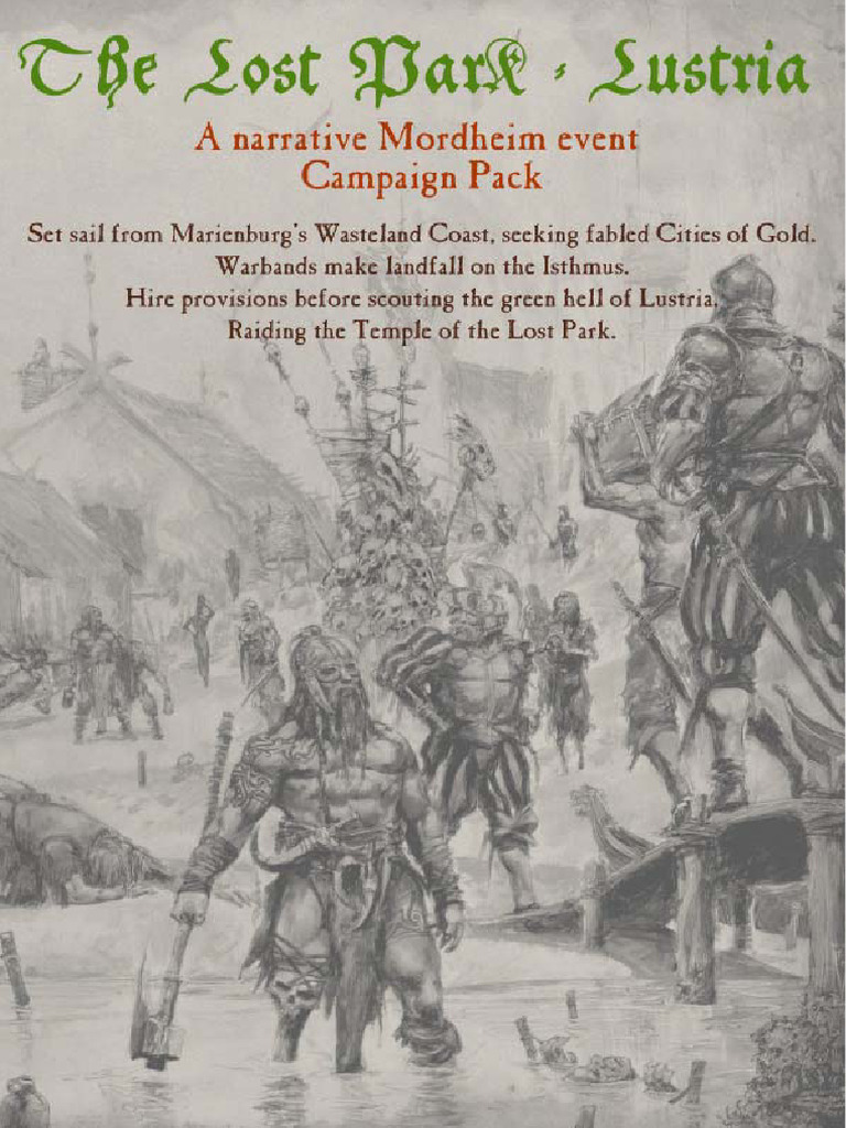 The Lost Park - Mordheim in Lustria Campaign Pack | PDF