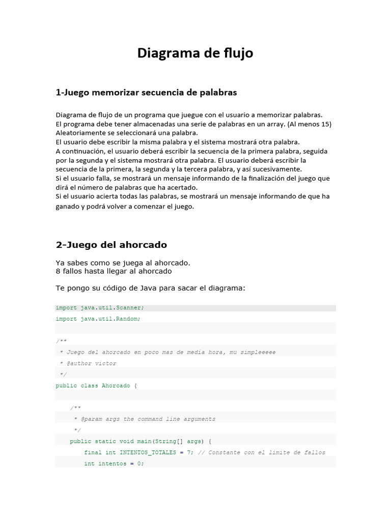 Diagrama de Flujo | PDF | Cadena (informática) | Java (lenguaje de programación)