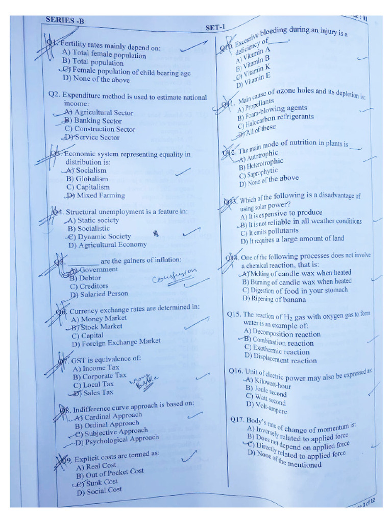SKUAST Kashmir 2023 Answer Key | PDF