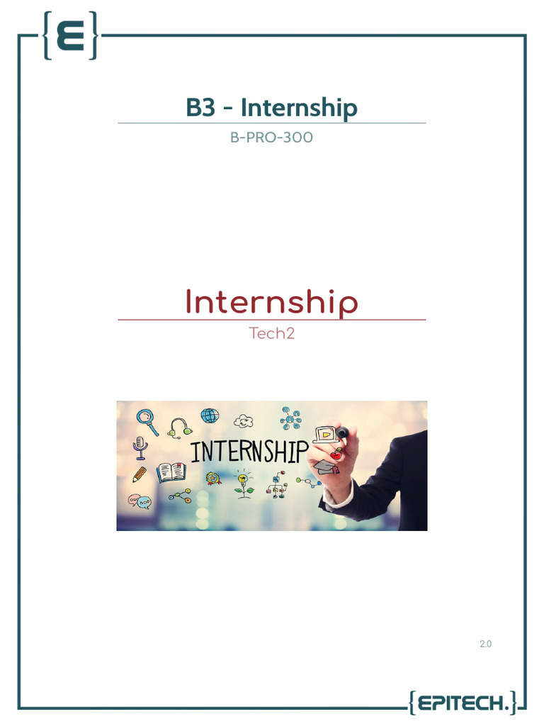 B PRO 300 - Internship | PDF | Internship | Job Hunting