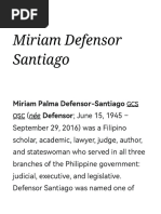 Biography of Senator Miriam Defensor Santiago | PDF | Justice | Crime ...