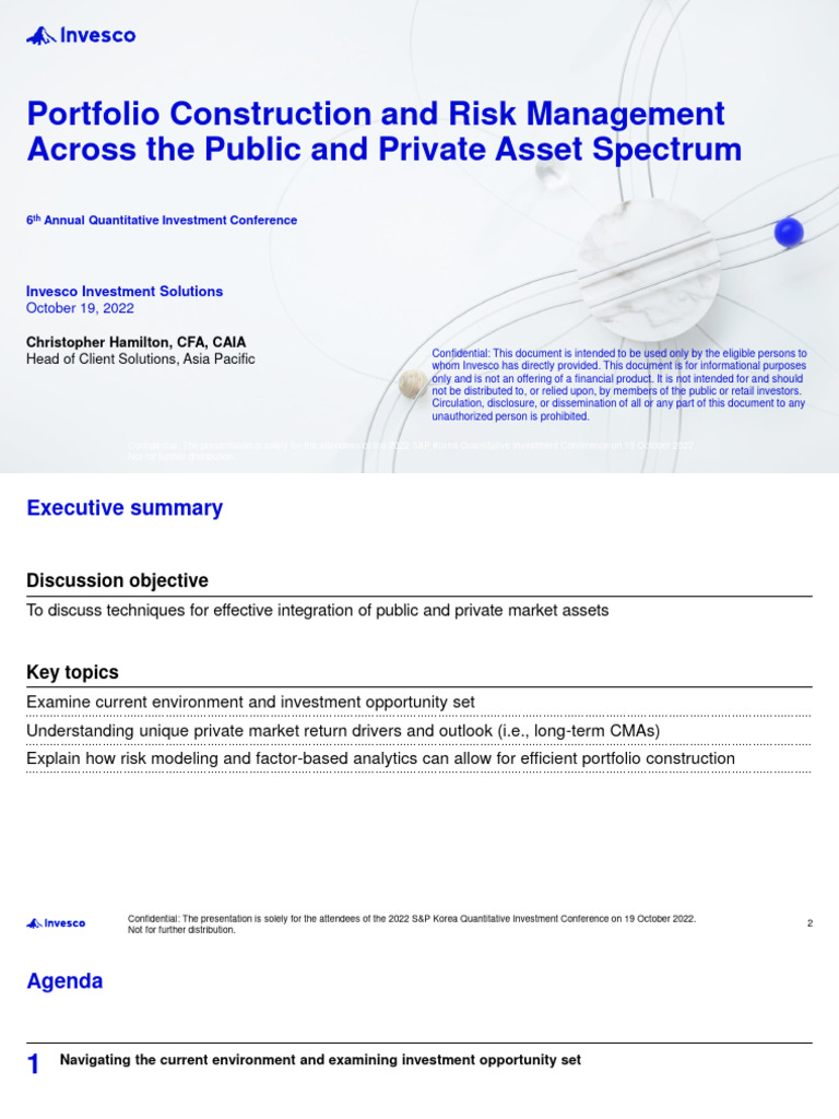 1.session - Christopher Hamilton - Invesco | PDF | Private Equity ...