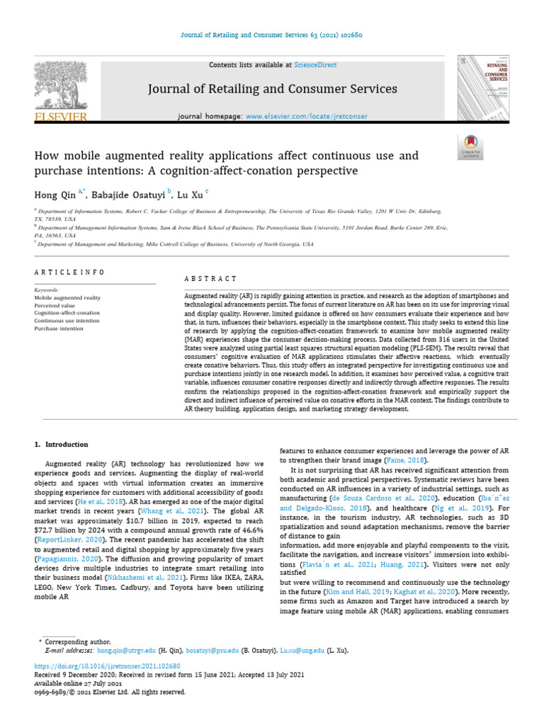 Pi 5 | PDF | Attitude (Psychology) | Augmented Reality