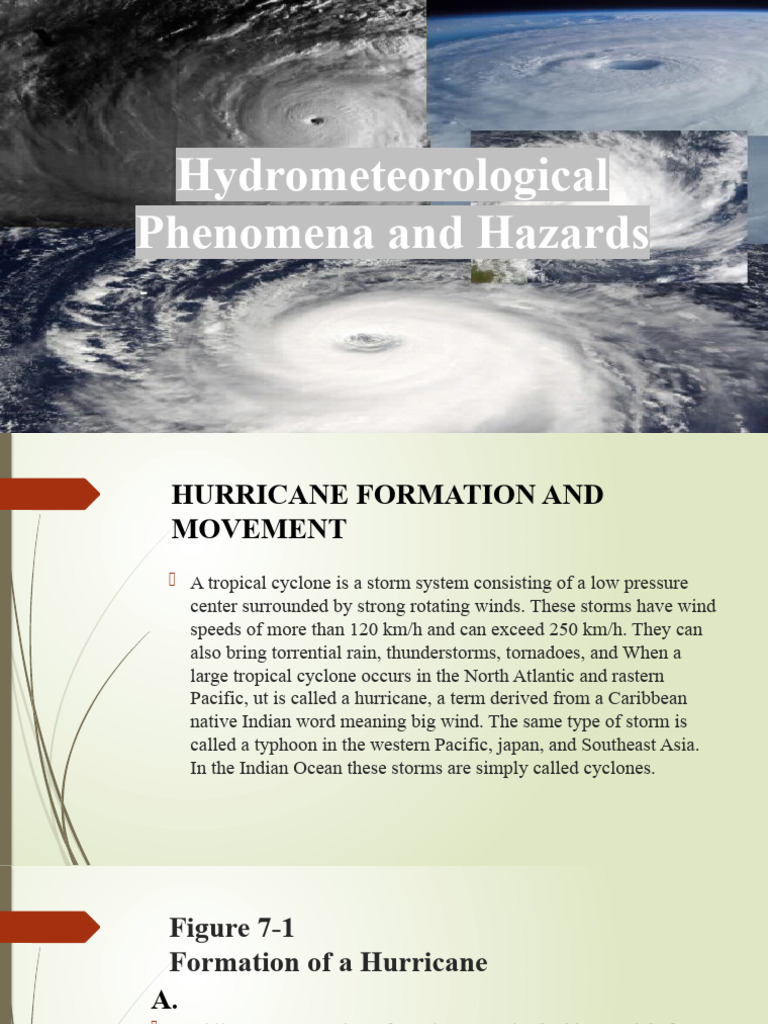 Hydrometeorological Phenomena and Hazards | PDF | Tropical Cyclones ...