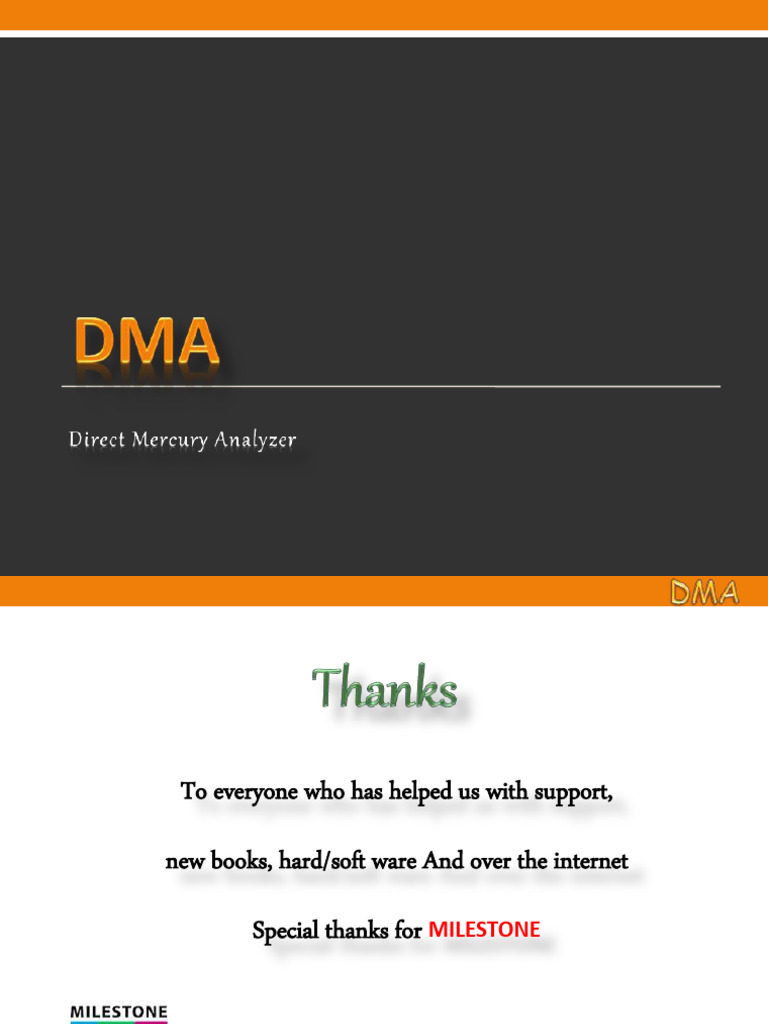 Direct Mercury Analyzer (DMA) | PDF | Mercury (Element) | Parts Per ...
