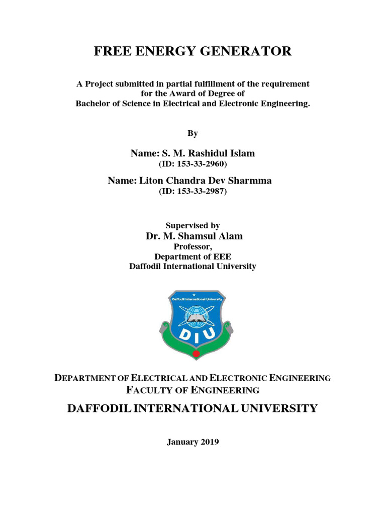 Free Energy Generator | PDF | Diode | Rectifier