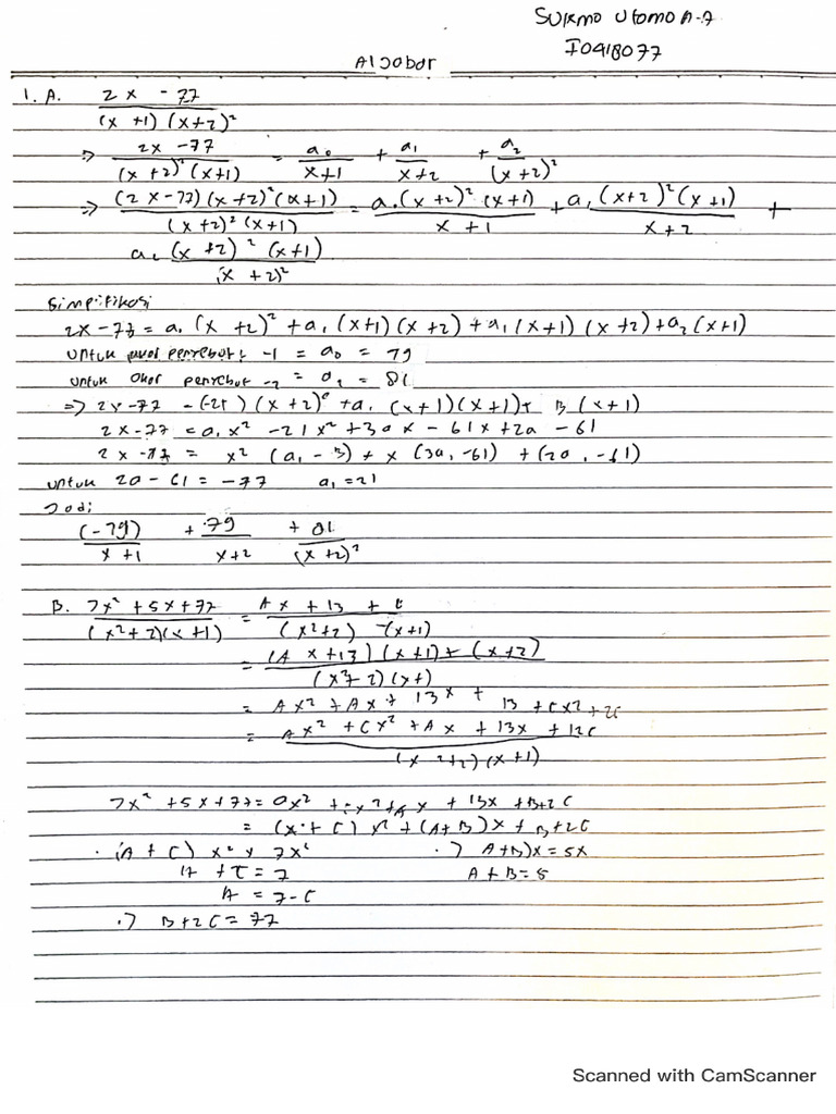 Sukmo Utomo A.A-I0418077-Aljabar | PDF