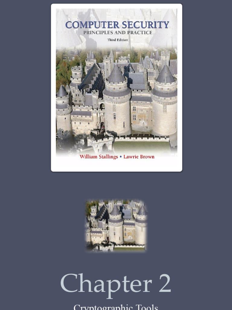 CH02-Cryptographic Tools - 2 | PDF | Cryptography | Public Key Cryptography