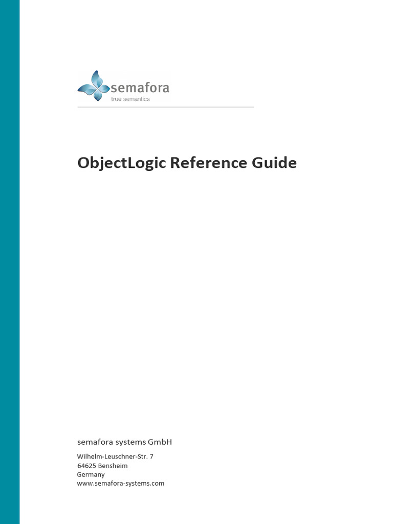 Semafora ObjectLogic Reference 2020 | PDF