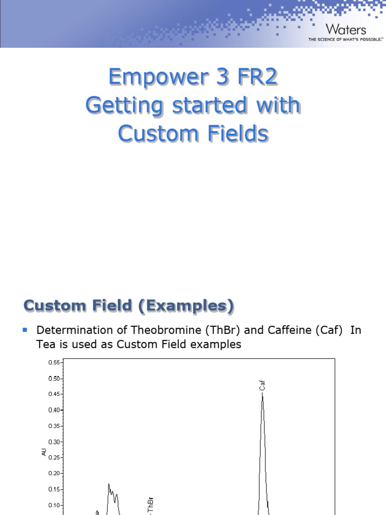 Empower 3 FR2 Introduction To Custom Fields | PDF | Computing