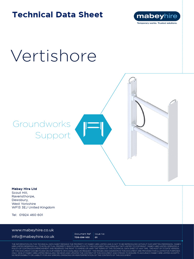 TDS GW VS1 Vertishore Issue 1 | PDF | Piston | Mechanical Engineering