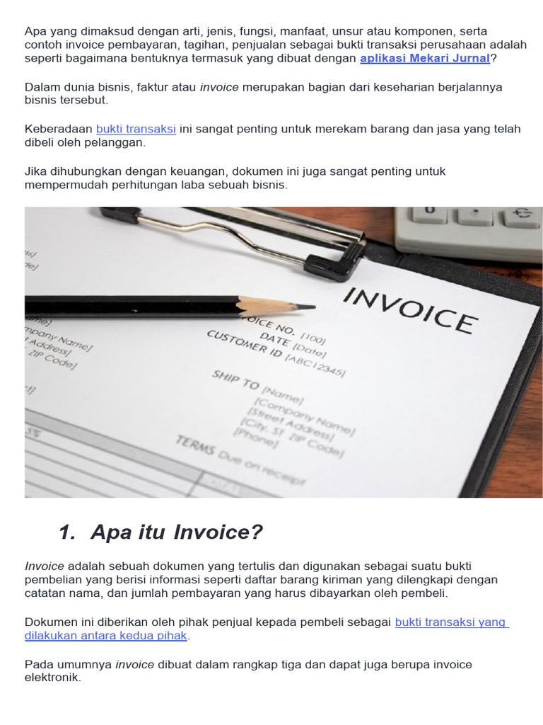 Contoh Invoice | PDF