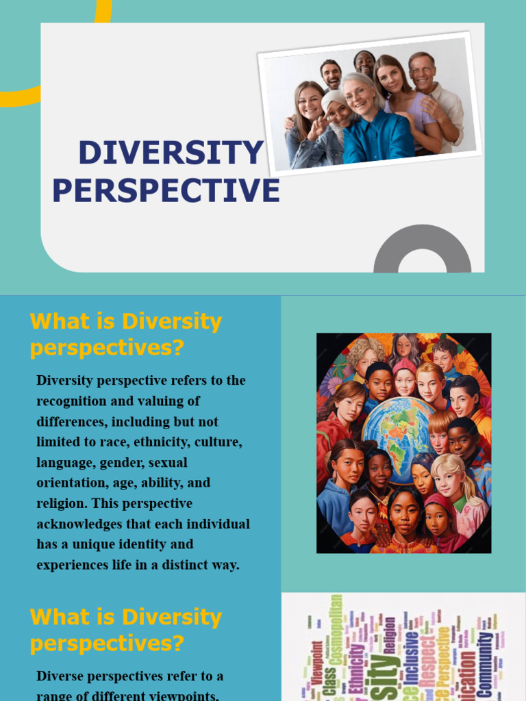 Diversity Perspectives | PDF | Sustainability | Natural Environment