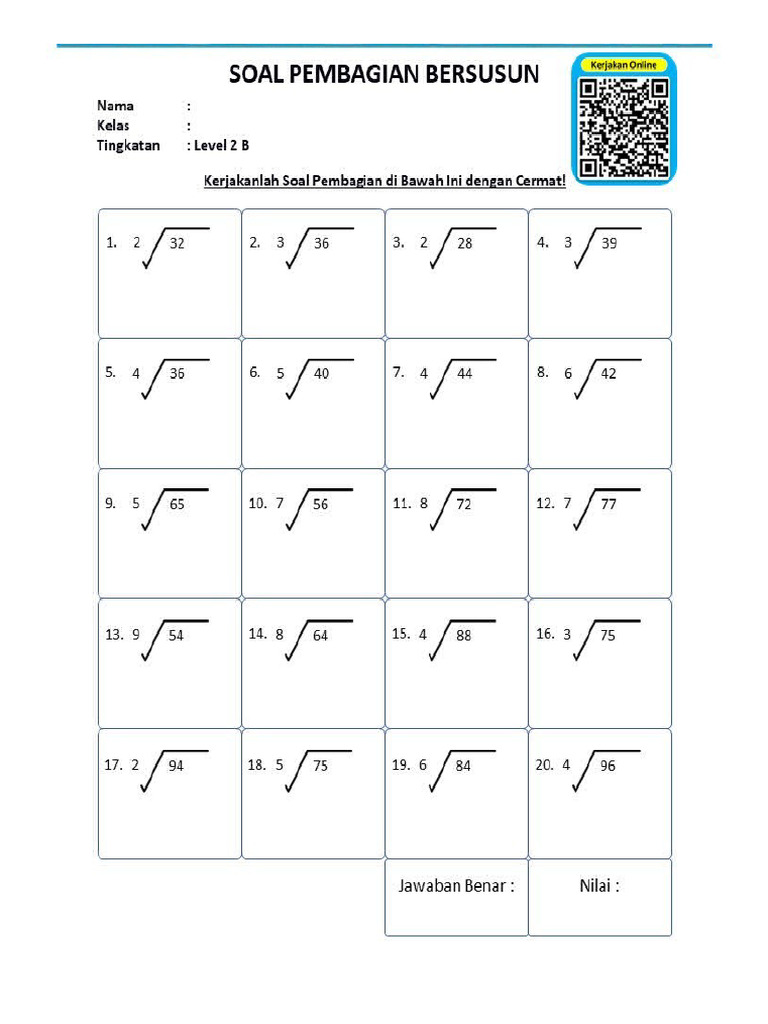 Soal Pembagian Porogapit | PDF