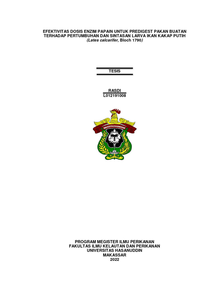 Efektivitas Enzim Papain untuk Predigest | PDF