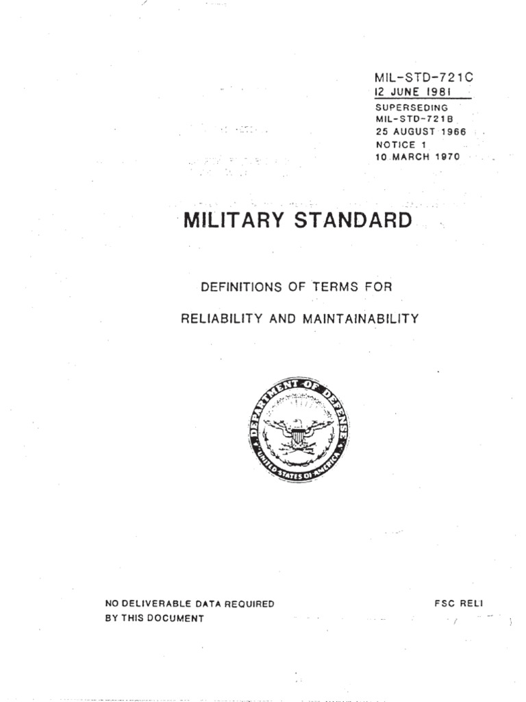 Mil STD 721c | PDF