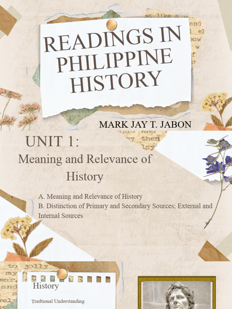 Readings in Philippine History Chapter 1 | Download Free PDF ...
