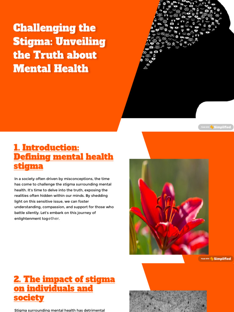 Challenging The Stigma Unveiling The Truth About Mental Health | PDF ...