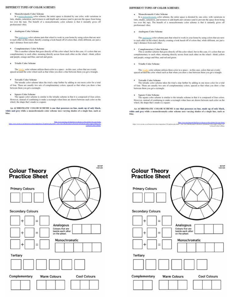 Color Harmonies | PDF | Multidimensional Signal Processing | Visual System