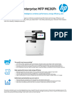 HP M605 Datasheet | PDF | Printer (Computing) | Microsoft Windows