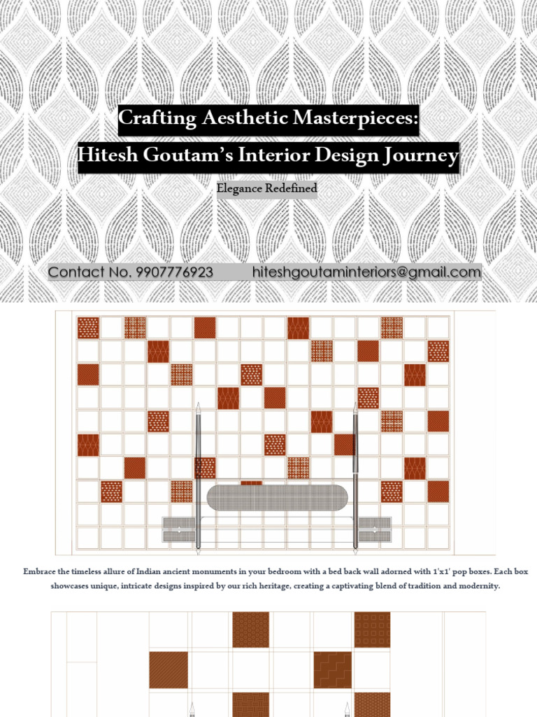 PORTFOLIO BY HITESH GOUTAM - pptx-1 | PDF | Architectural Elements ...