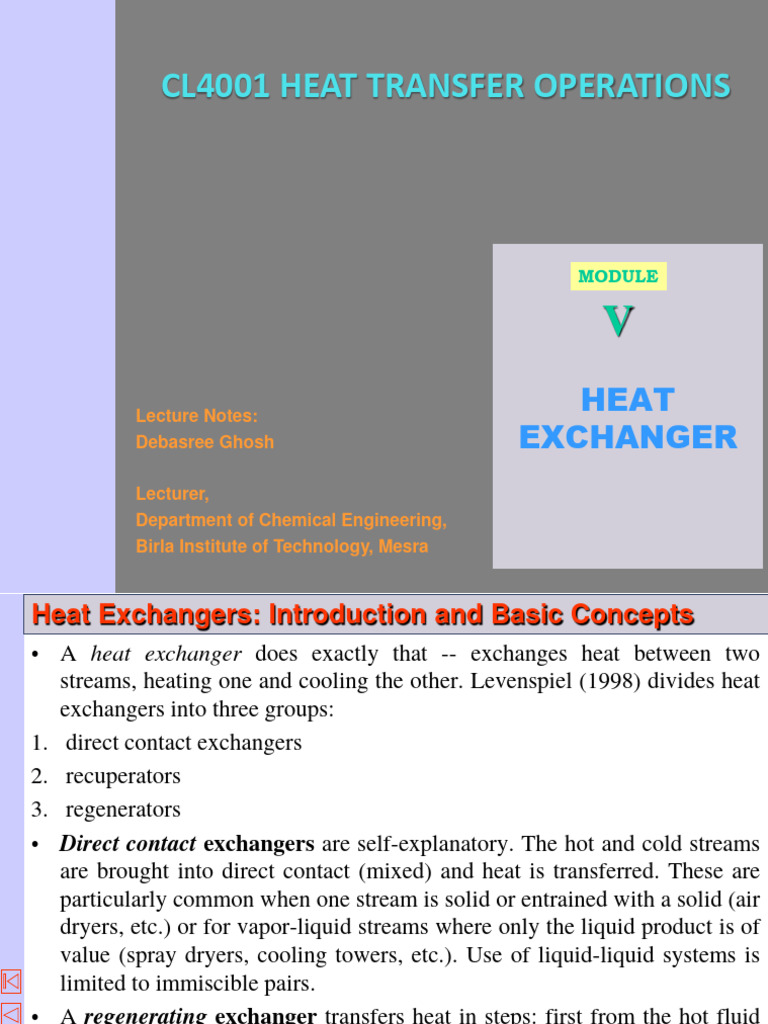 HTO - Module 3 | PDF | Heat Exchanger | Heat Transfer