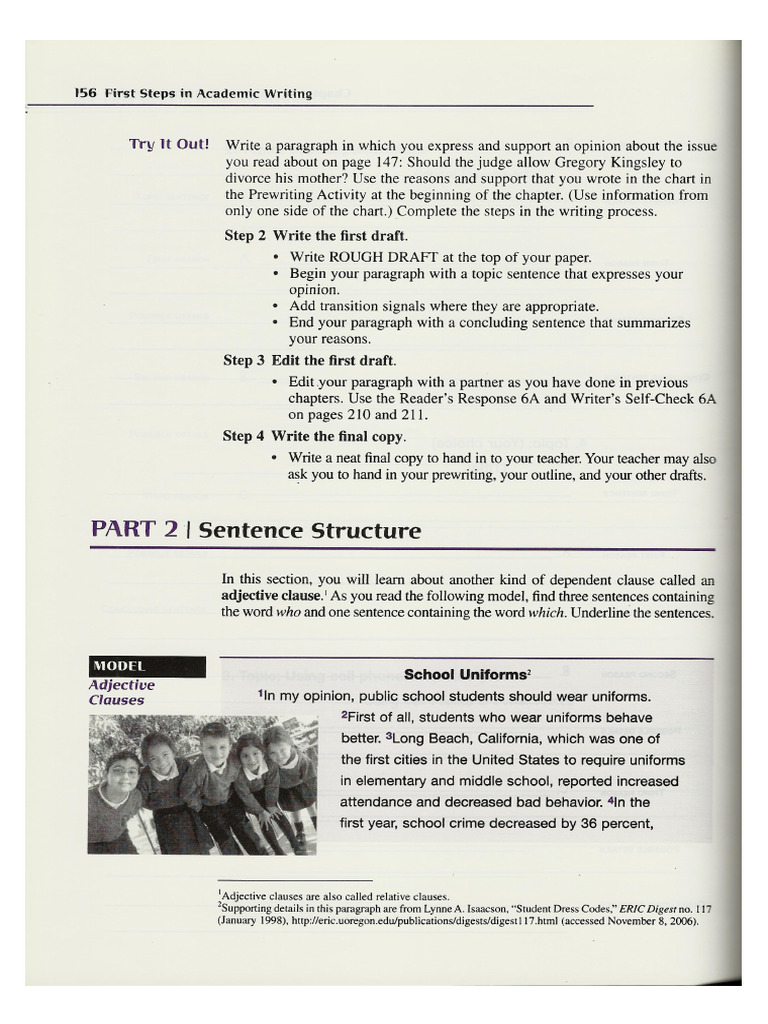 Sentence Structure 6 | PDF