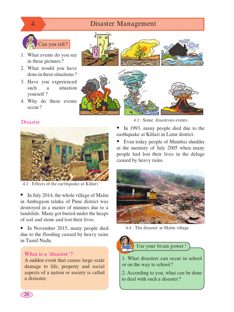ch-4 Disaster Management | PDF | Flood | Earthquakes