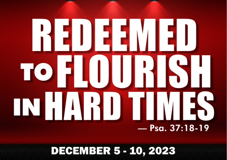 Redeemed Flourish: TO IN | PDF