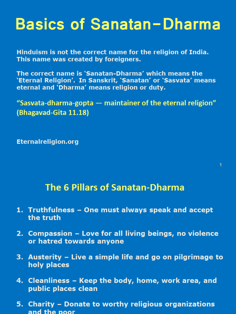 Basics of Sanatan Dharma | PDF | Bhagavad Gita | Soul