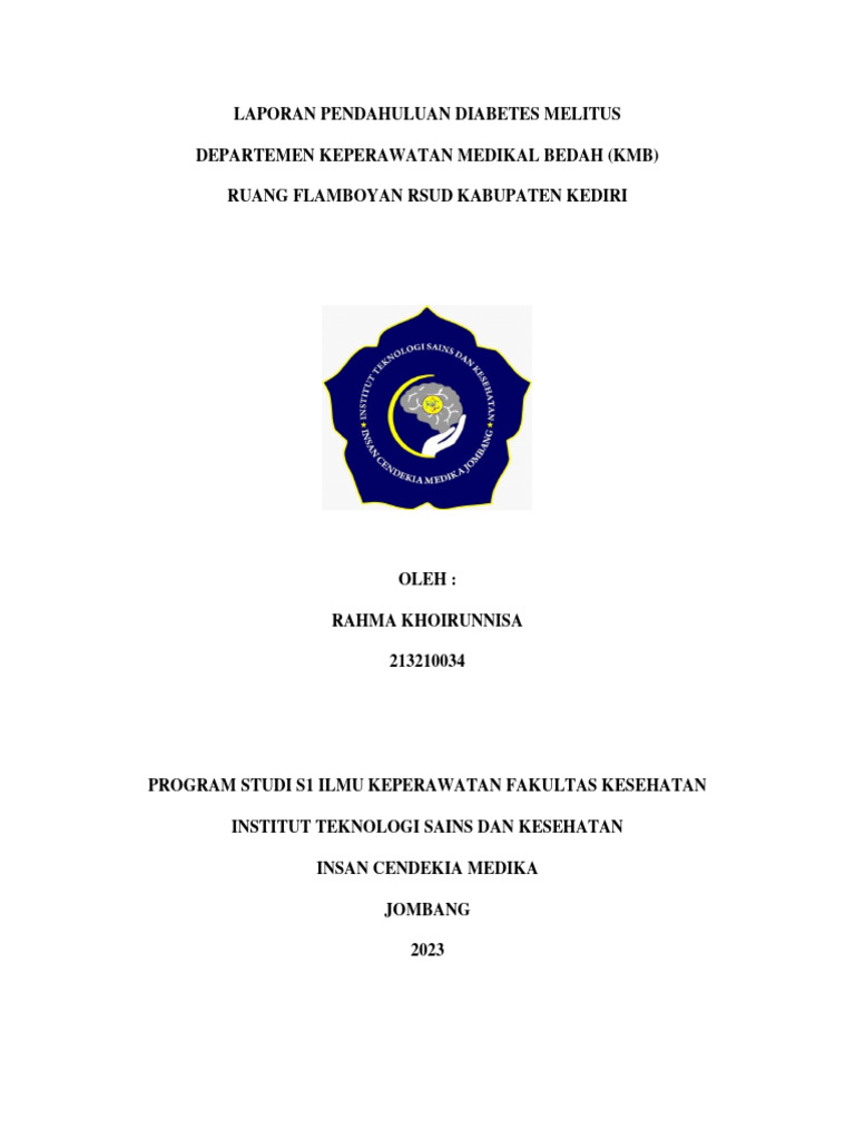 Lp Kmb Diabetes Melitus Pdf