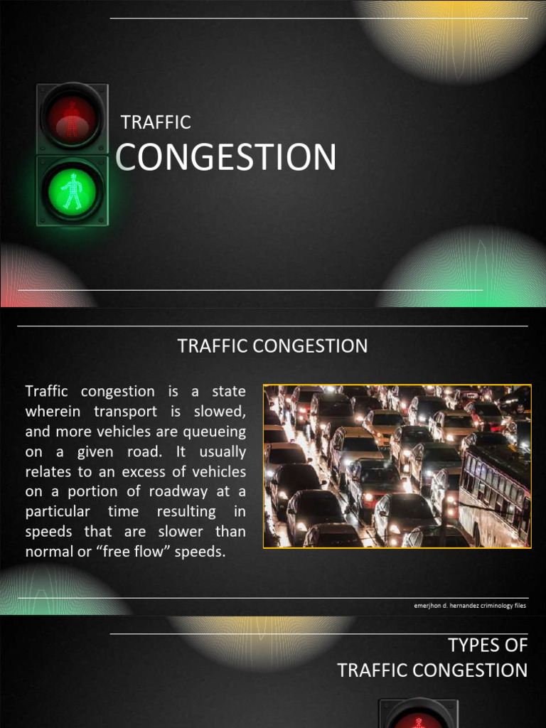 Topic 2 - Traffic Congestion and The 10 Traffic Commandments | PDF ...